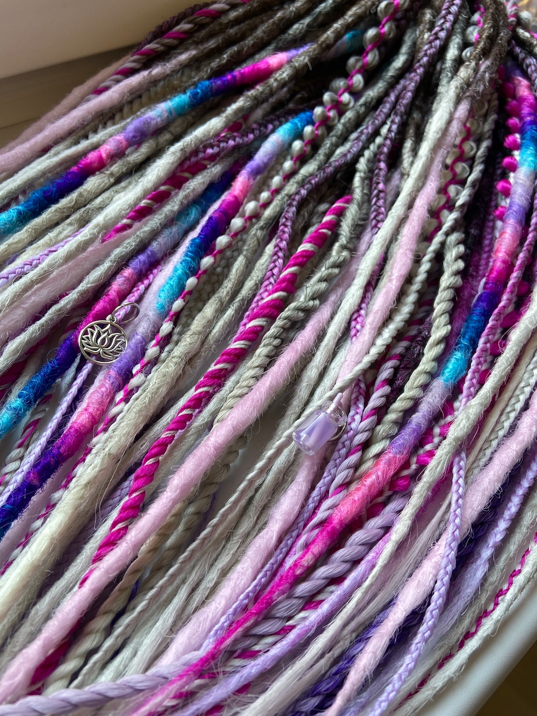 Hippie Dreads, Mix of Full Set Dreadlocks, Burning Man Accessories ...