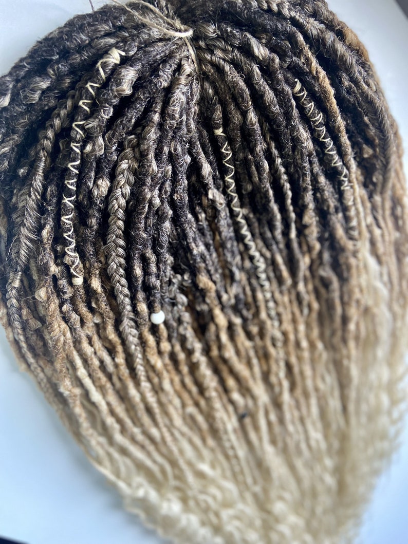 Boho Textured Dreadlocks Ombre Dreads Dreadlock Extension - Etsy