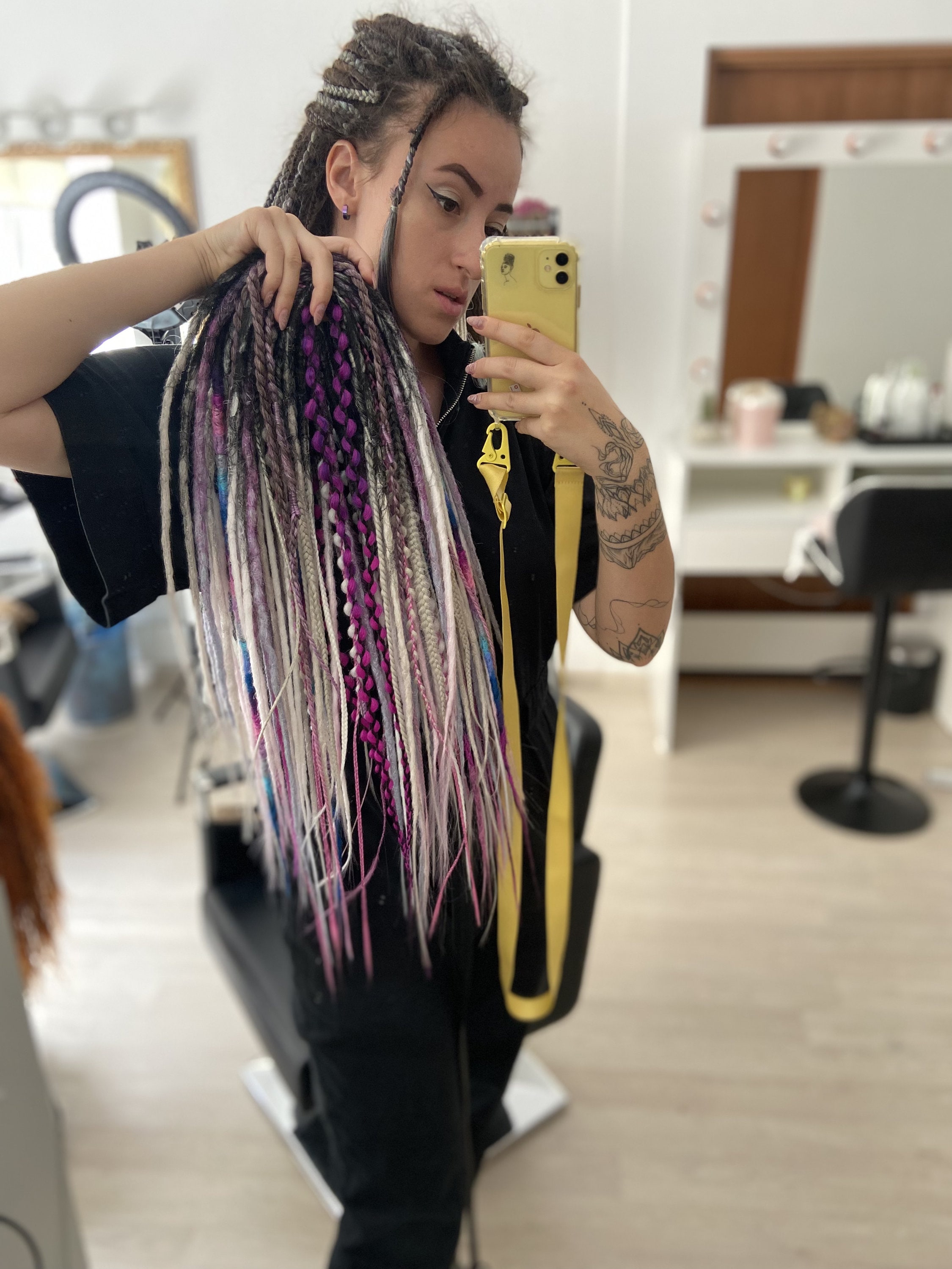 Hippie Dreads Mix of Full Set Dreadlocks Burning Man - Etsy