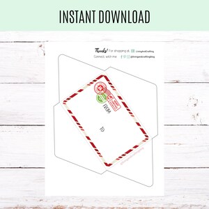 Printable Letter to Santa With Festive Winter Scene - Digital Download ...