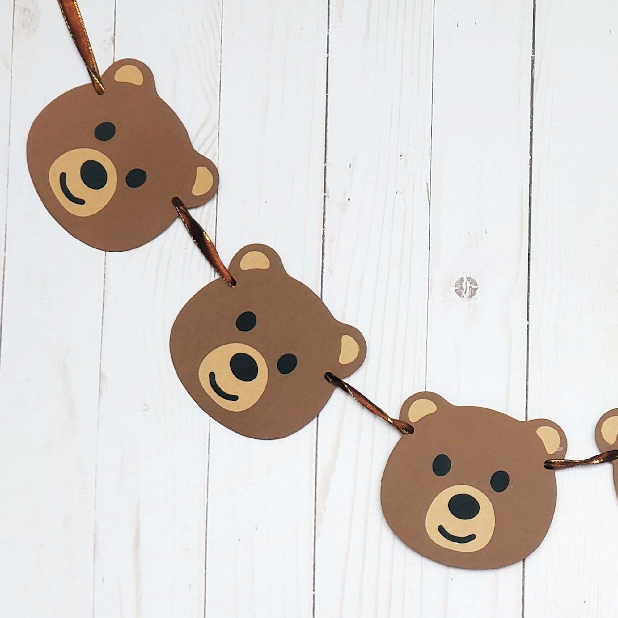 Bear Banner Teddy Bear Banner Wild One Animal Banner Teddy - Etsy