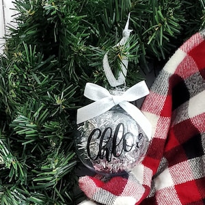 Personalized Christmas Ball Ornament, Custom Christmas Ornaments ...