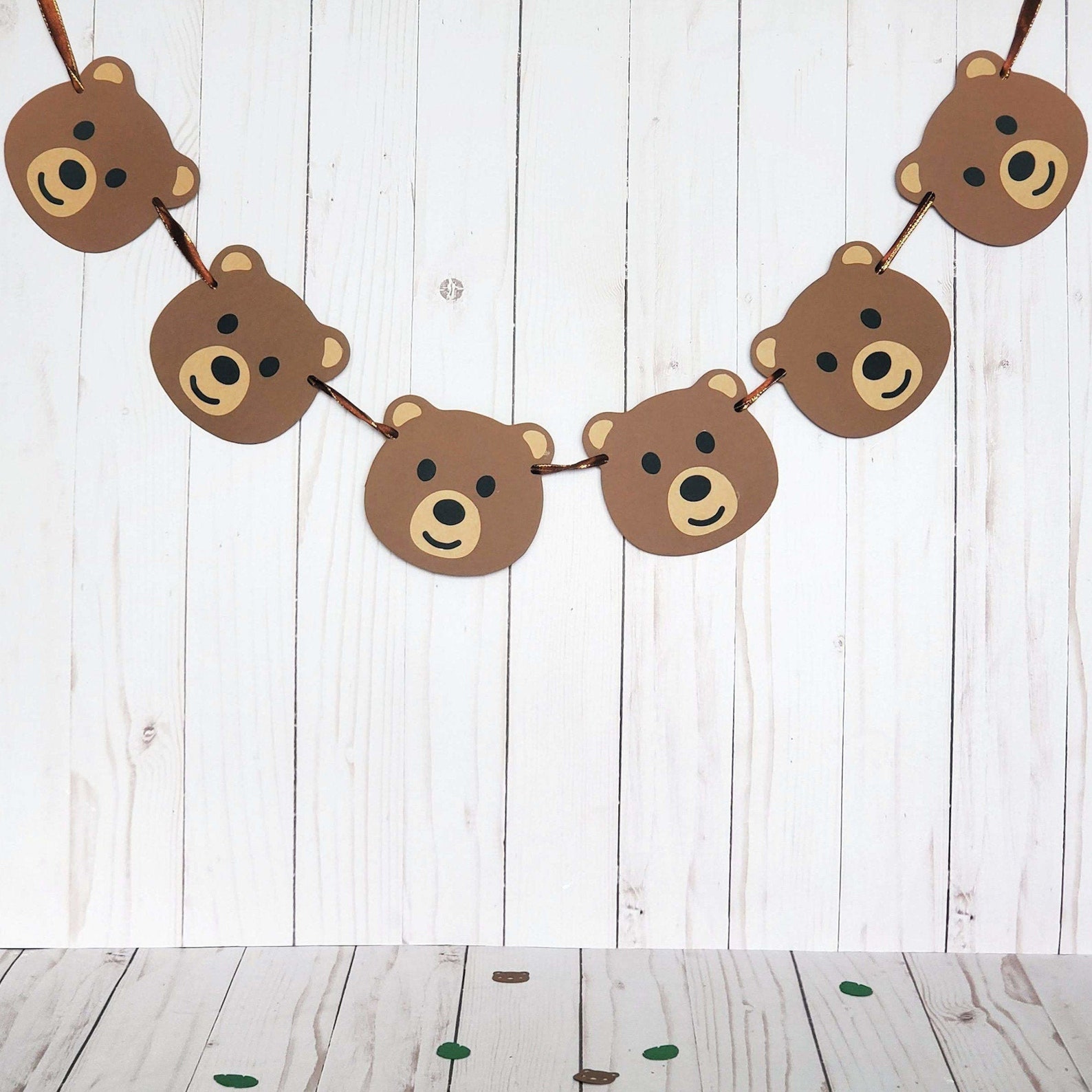 Bear Banner, Teddy Bear Banner, Wild One Animal Banner, Teddy Bear Baby ...