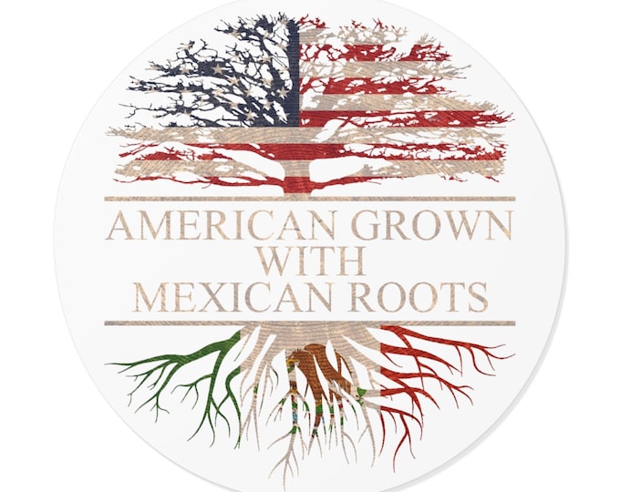 American Grown With Mexican Roots Sticker Transparent - Etsy