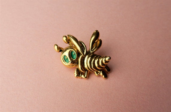 Pin's Jewel Bee Bee Green Eyed Bee Insect Arty 90's | Etsy