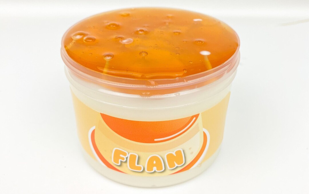 Flan Slime Thick and Glossy Slime Diy Slime - Etsy