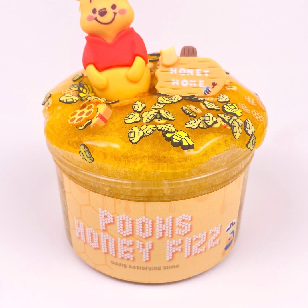 Pooh’s Honey Fizz | Crunchy Slime | Clear Slime | Sprinkles and Charm ...