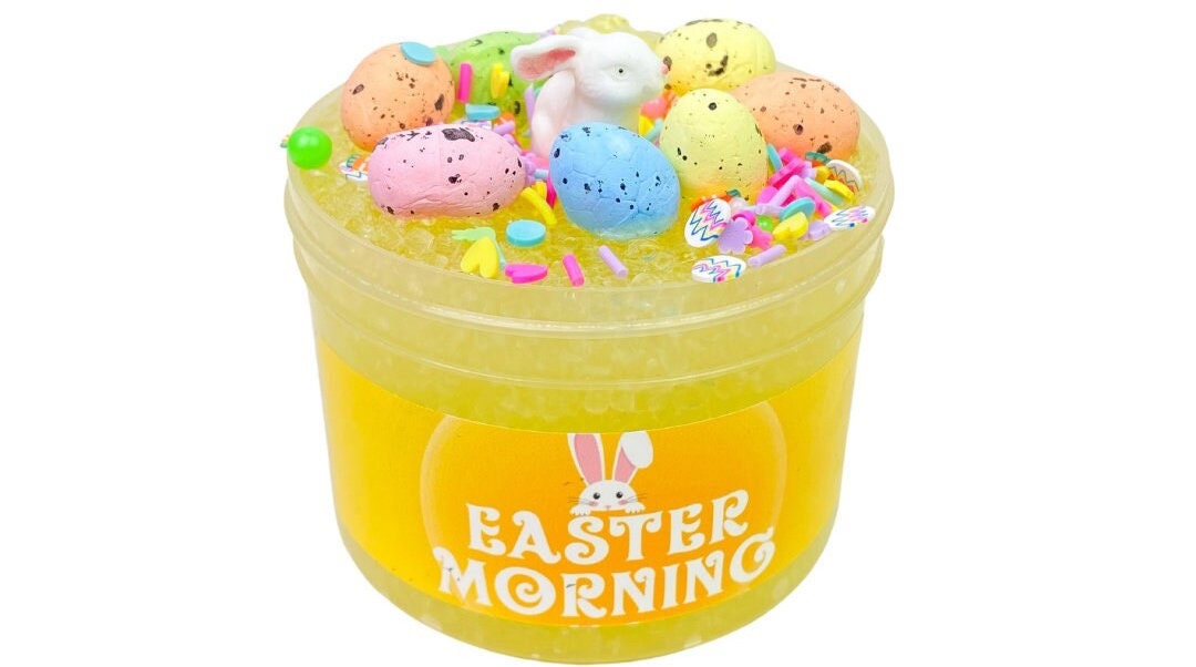 Easter Morning Slime Sugar Scrub Slime Crunchy Slime Easter Clear Slime ...