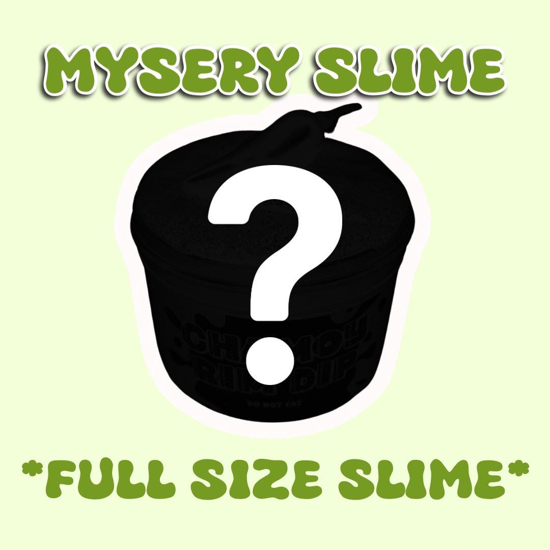 MYSTERY SLIME | Full Size Slime | Different Textures Mystery Slime - Etsy