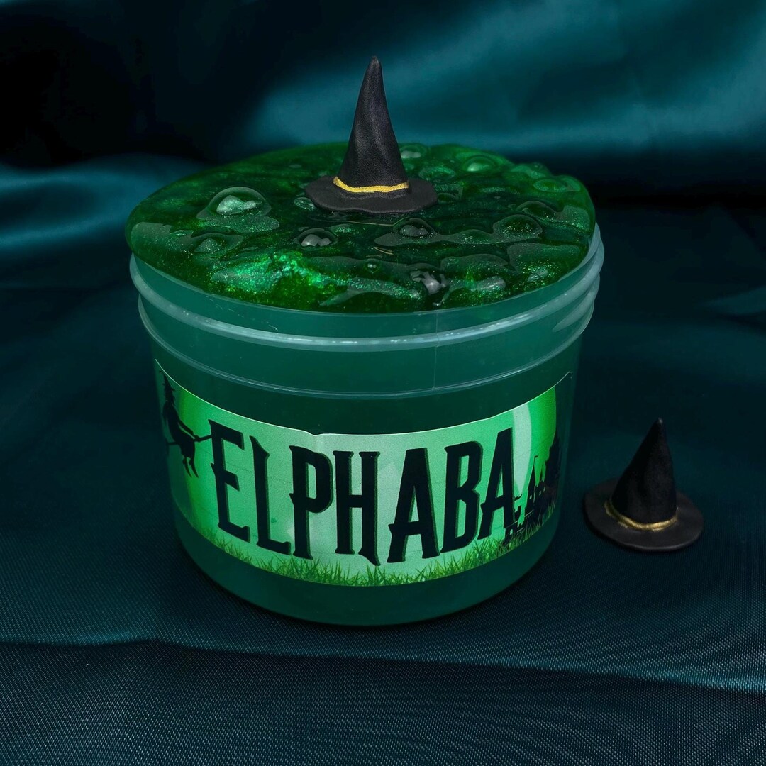 Elphaba Slime Green Pigmented Clear Slime Wick Collection - Etsy