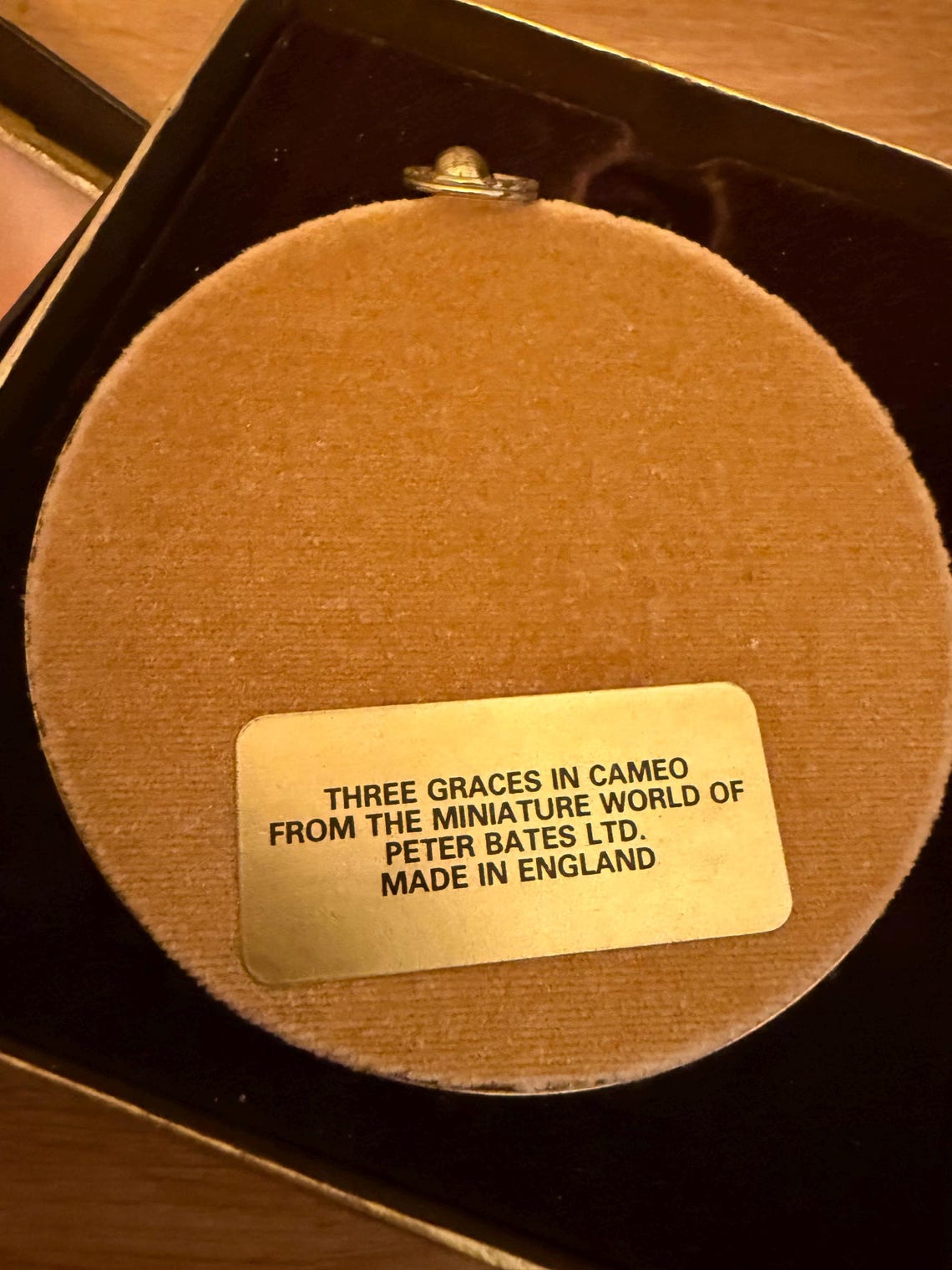 Three Graces in Cameo From the Miniature World of Peter Bates With ...