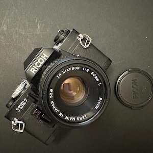 Ricoh Vintage Xr7 Vintage SLR Film Camera With Ricoh 1:2 50mm Lens - Etsy