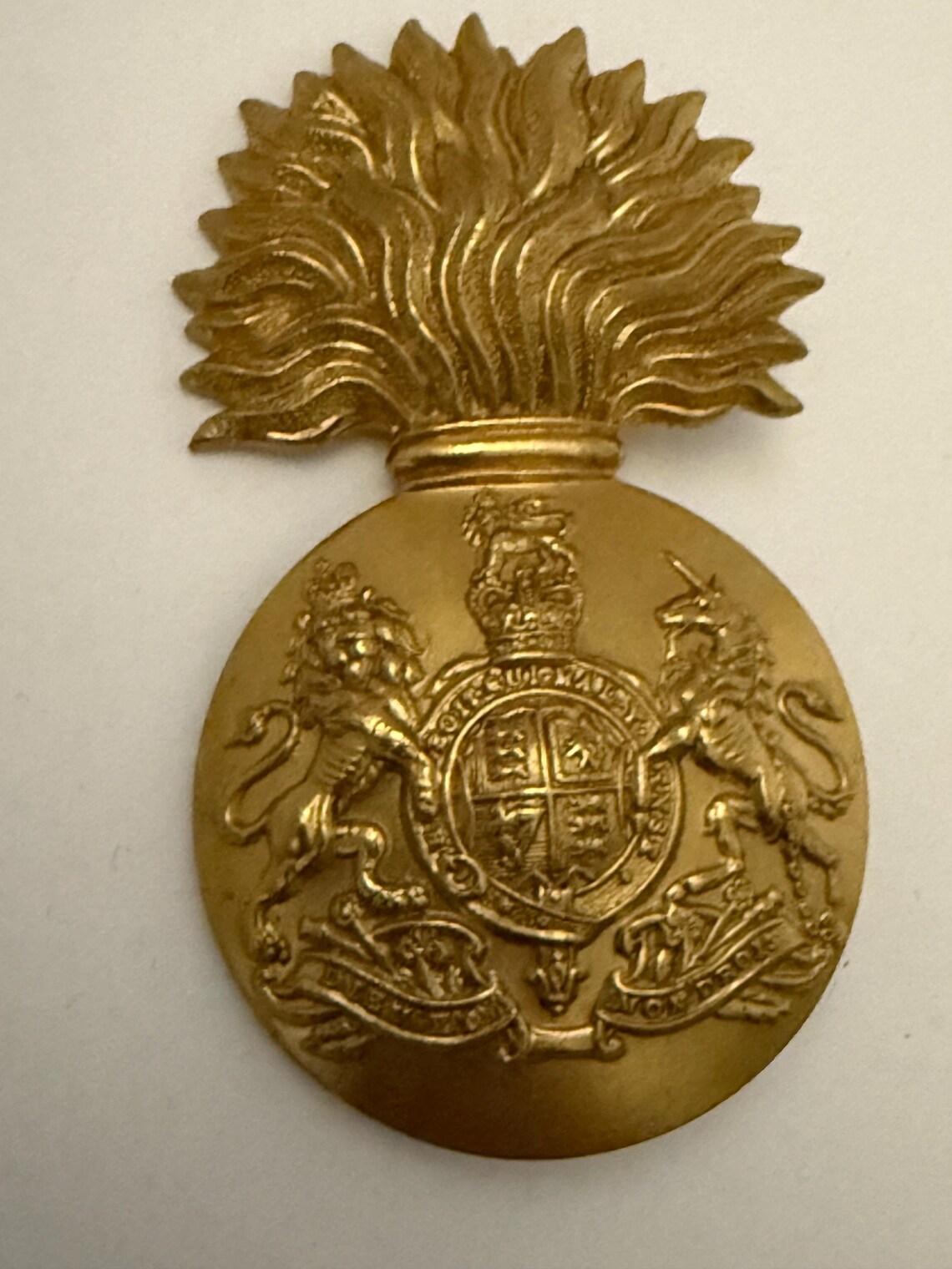Vintage Royal Scot’s Fusiliers Cap Badge - Military Ww2 - Etsy