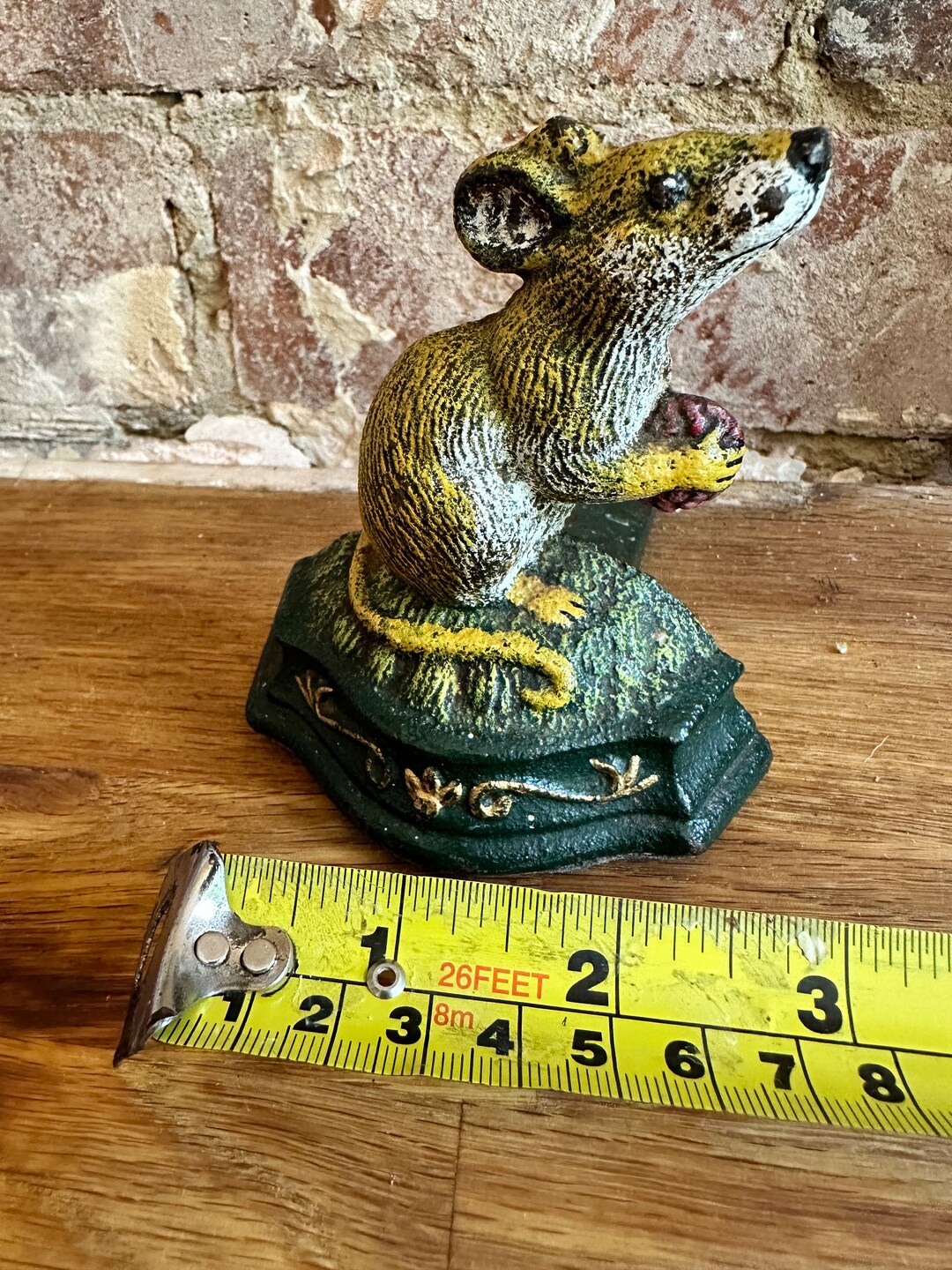 Vintage Cast Iron Mouse Doorstop - Cottage Style Home Decor - Etsy