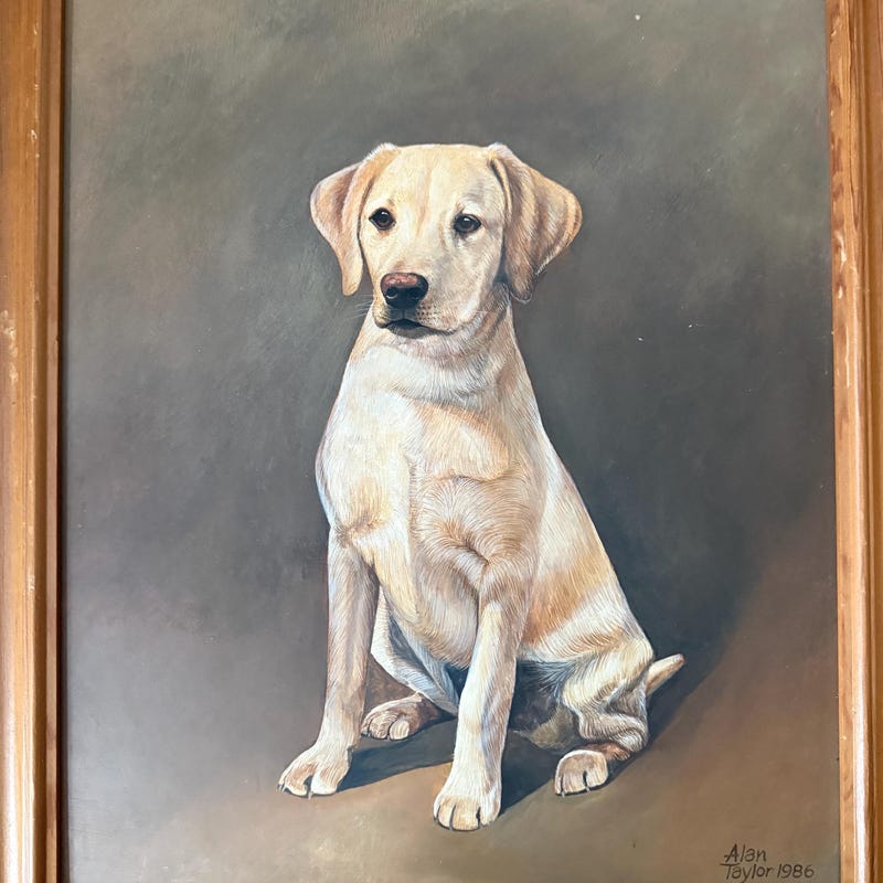 Labrador Painting - Etsy