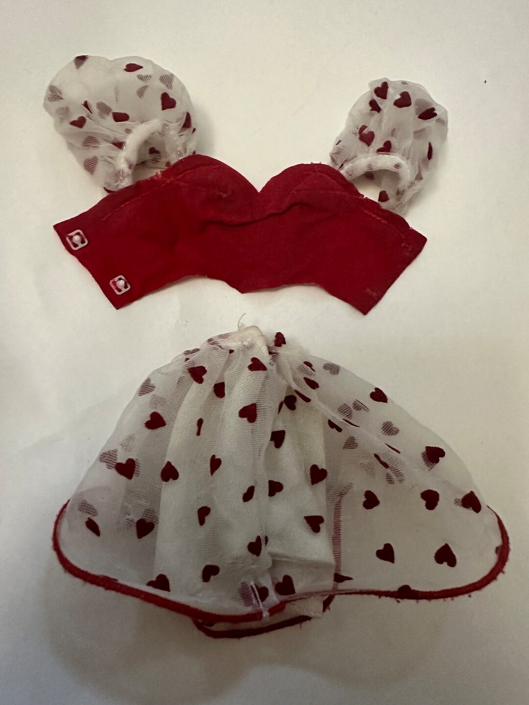 Barbie Pretty Hearts 1991 Doll Top and Skirt Mattel - Etsy