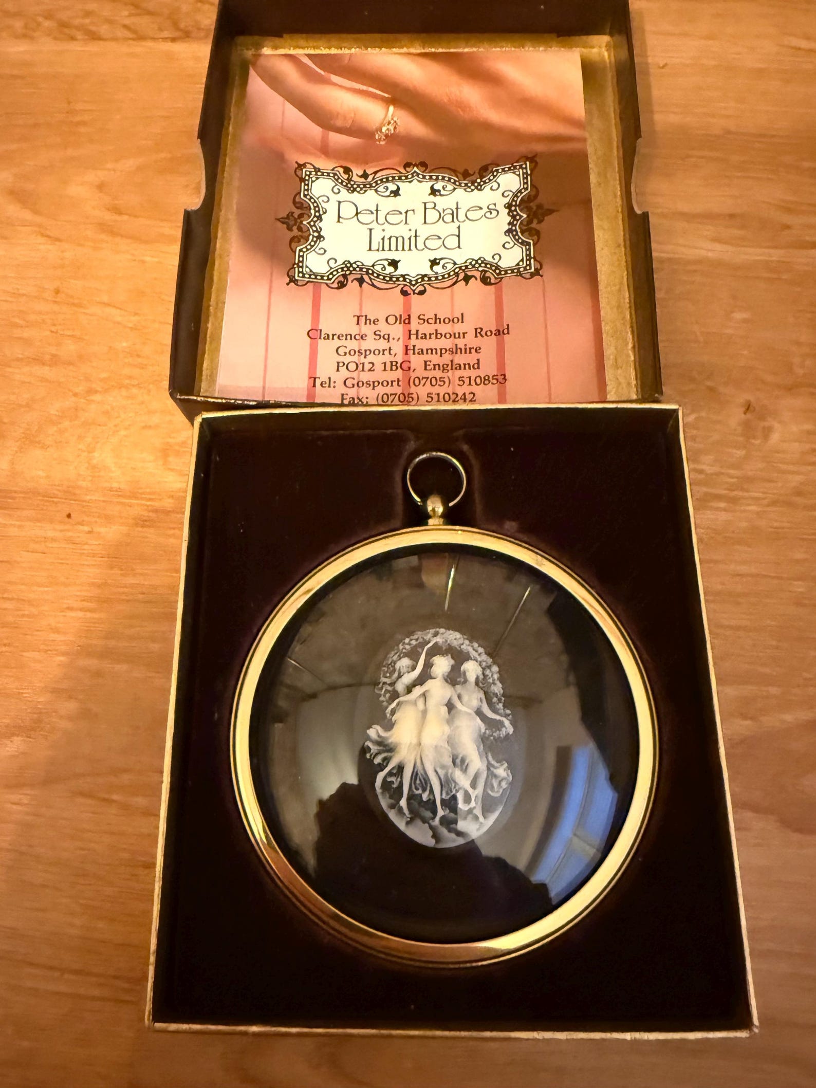 Three Graces in Cameo From the Miniature World of Peter Bates With ...