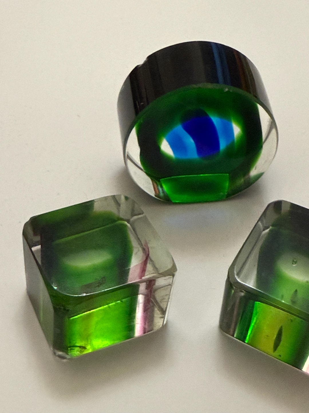 Sommerso Murano Glass - Vintage Small Paperweights / Art Objects - Some ...