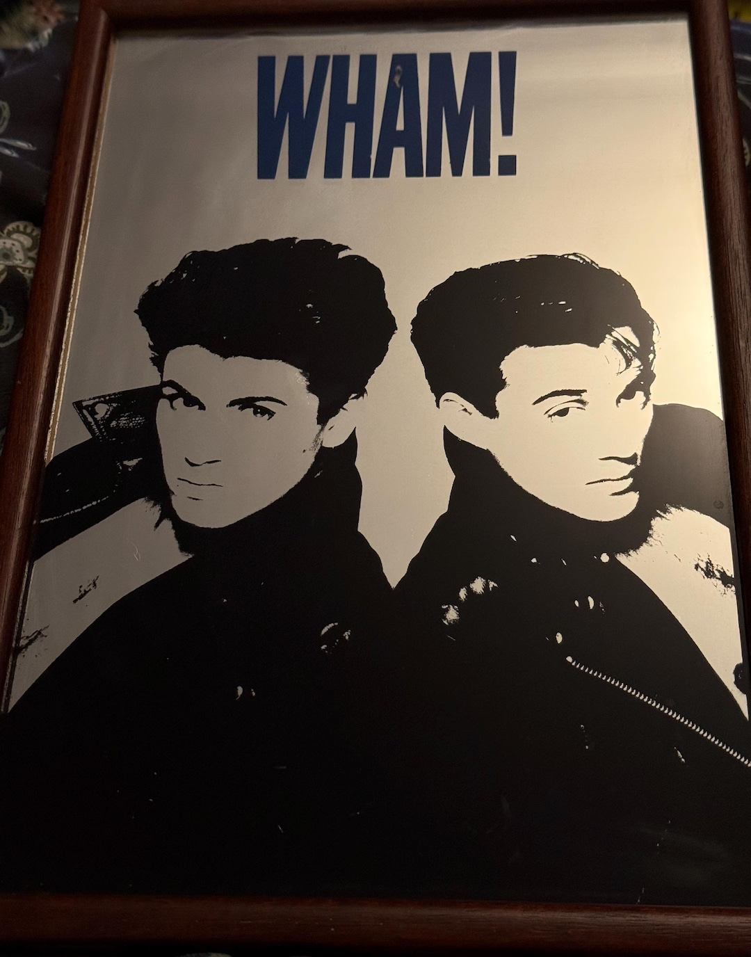 Vintage Wham Mirror - Frame Height 32cm - George Michael - Pop Music ...