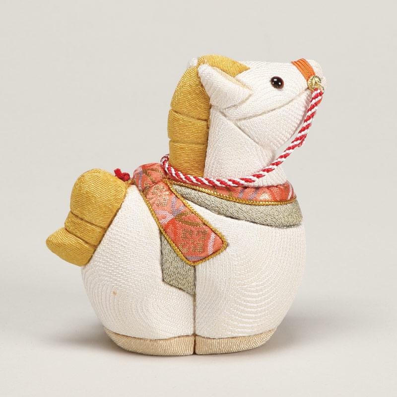Zodiac Horse No.17 Kimekomi Craft Kit Japanese Traditional Doll - Etsy