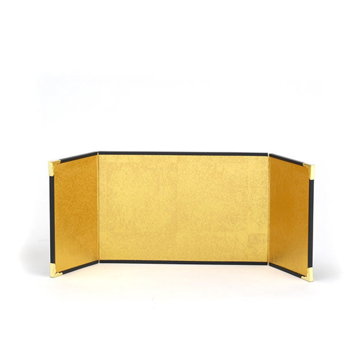 Gold Folding Screen (three Folds) 33(w)x12(h)cm - Etsy
