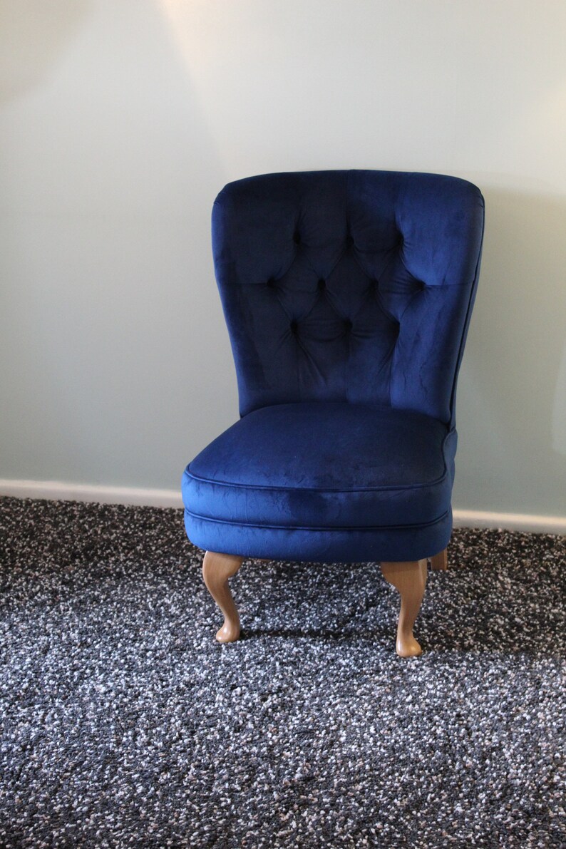 Teal Princess Chair Velvet Bedroom Chair Tufted Back - Etsy