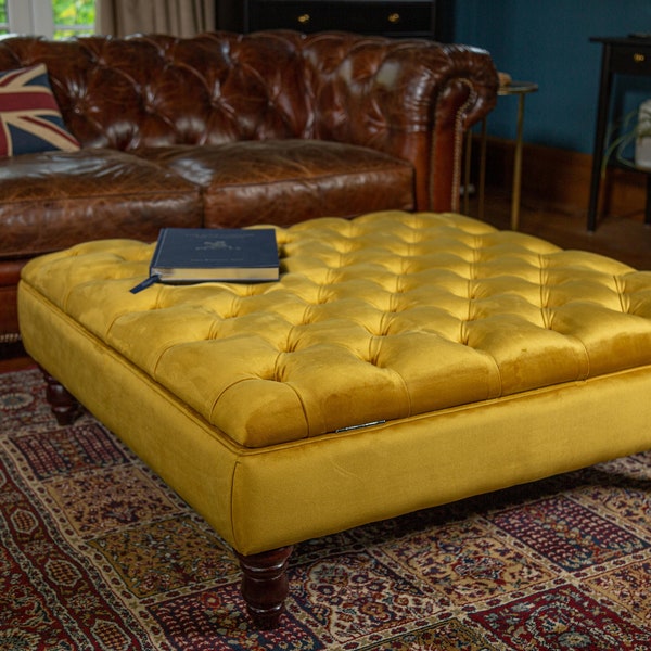 Extra Large Pouffe Footstool - Etsy UK