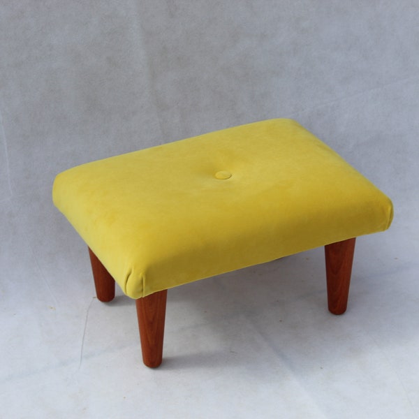 Yellow Pouf - Etsy UK