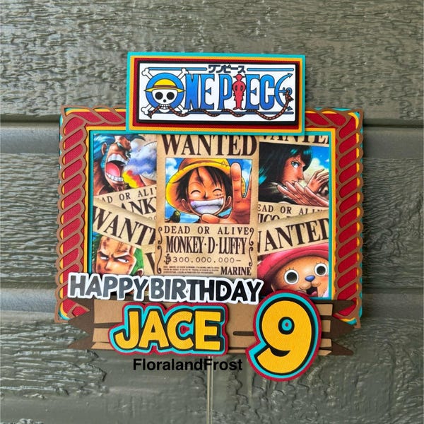 One Piece Cake Topper - Etsy