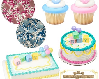 Baby Blocks Cake Topper - Etsy