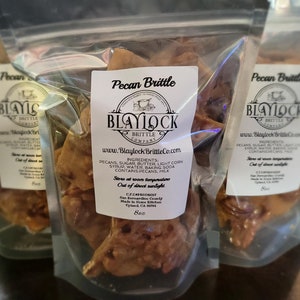 Pecan Brittle 16oz - Blaylock Brittle Co - Etsy