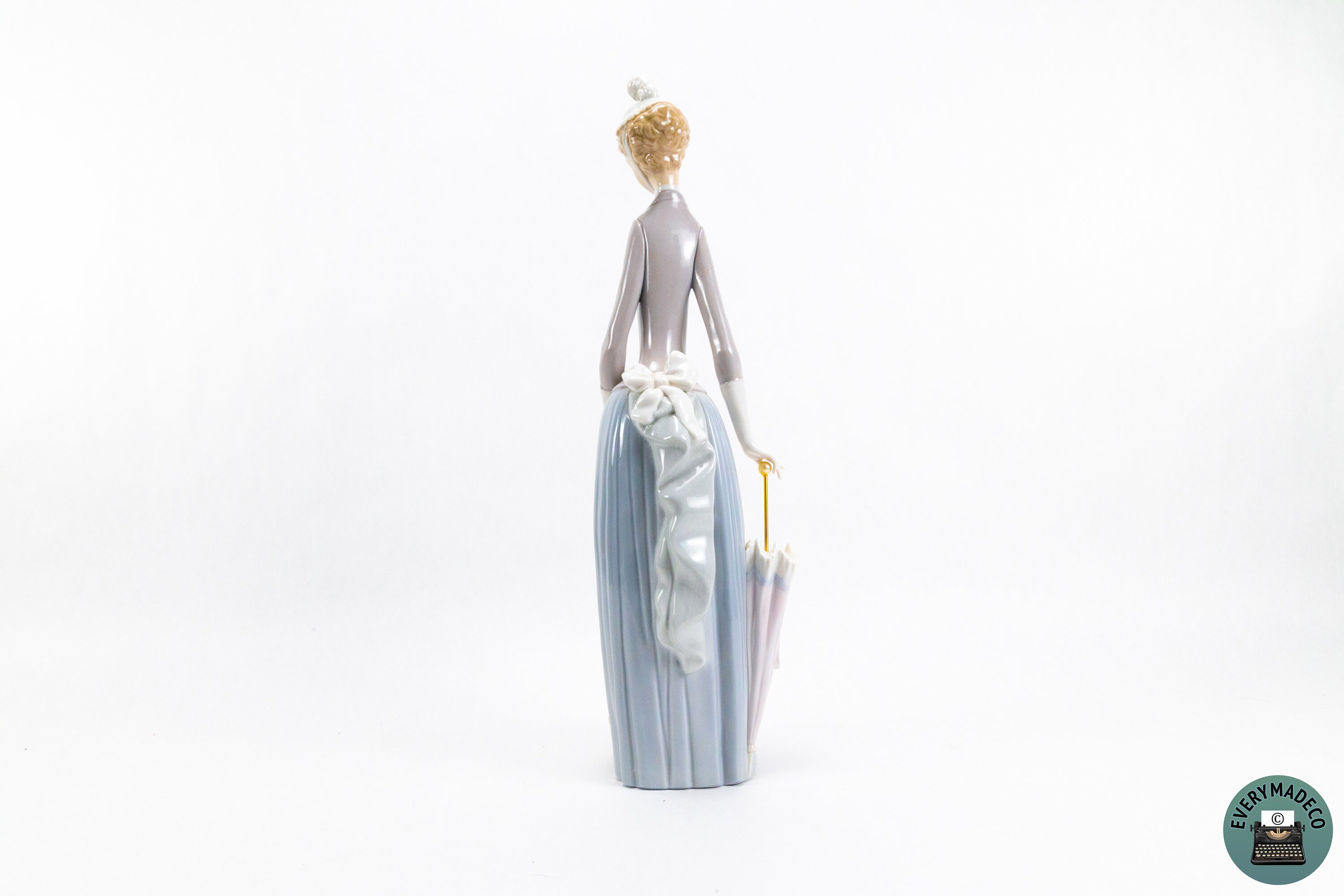 Lladro Porcelain Figurine Lady With Dog & Umbrella 4761 - Etsy