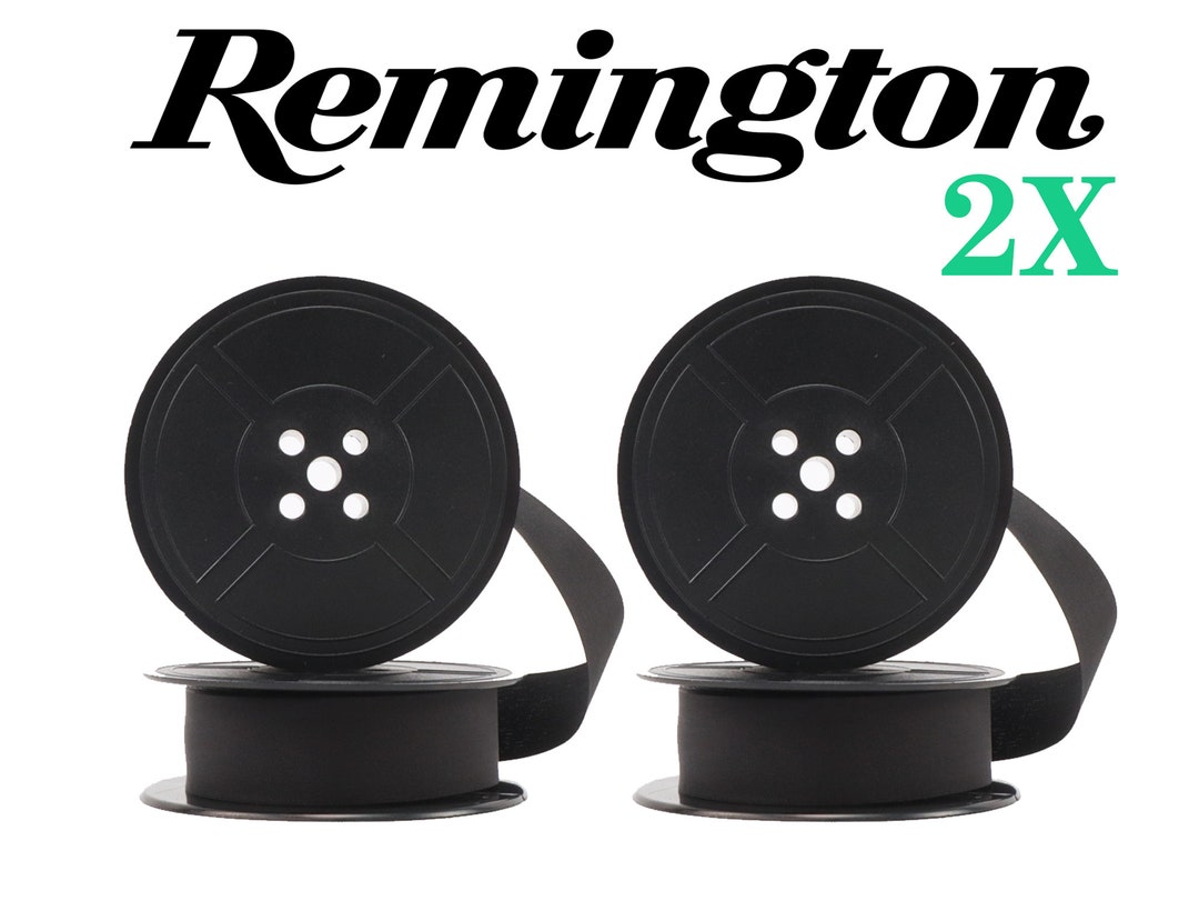 2 PACK REMINGTON Typewriter Black Ink Ribbon Spool new and SEALED - Etsy