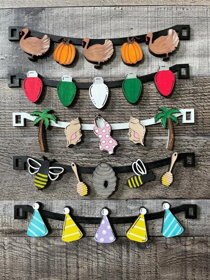 Interchangeable Banners for Wagons or Raised Shelf Blanks - Etsy