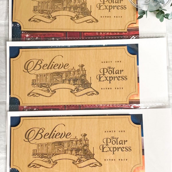Polar Express Ticket - Etsy