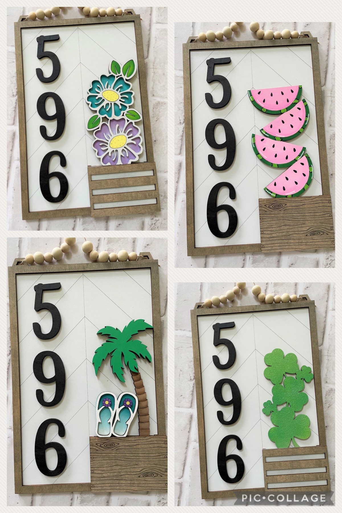 Interchangeable Address Sign 10x15 Unfinished | Etsy