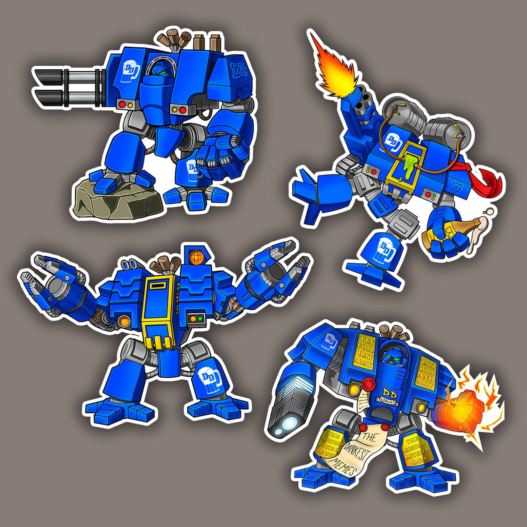 Drunken Dreadbots - Series 01 - Etsy