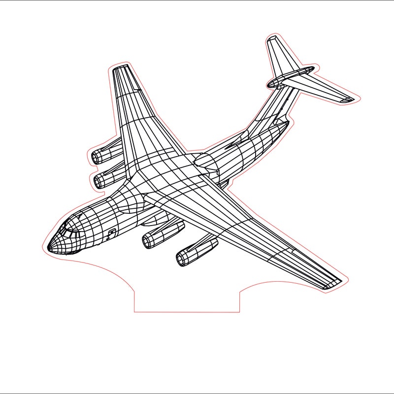 3d Airplane Svg File - Etsy
