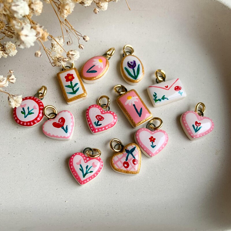 Ceramic Charm - Etsy