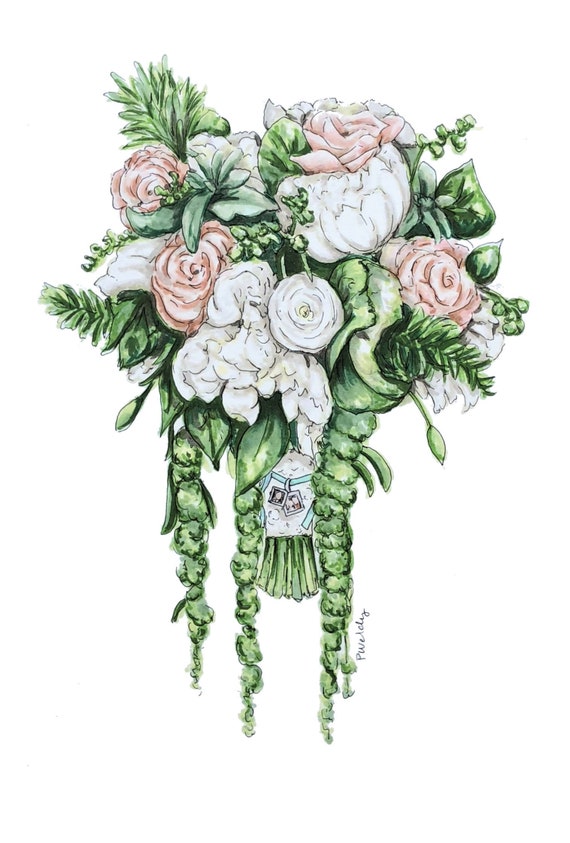 Wedding Flowers Drawings
