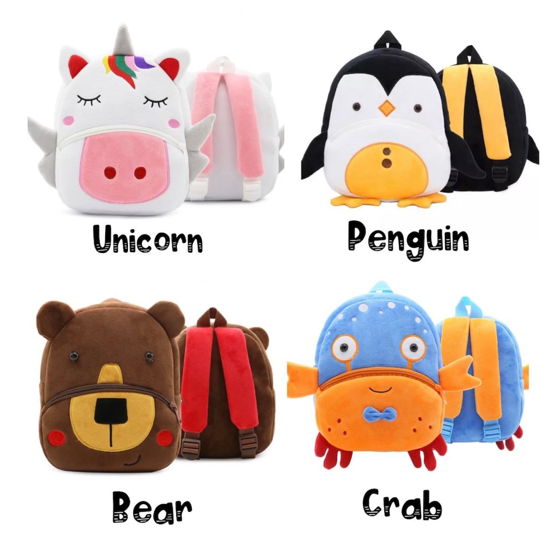 Personalized Toddler Backpack/ Animal Backpack/ Kids School Bag / Gift ...