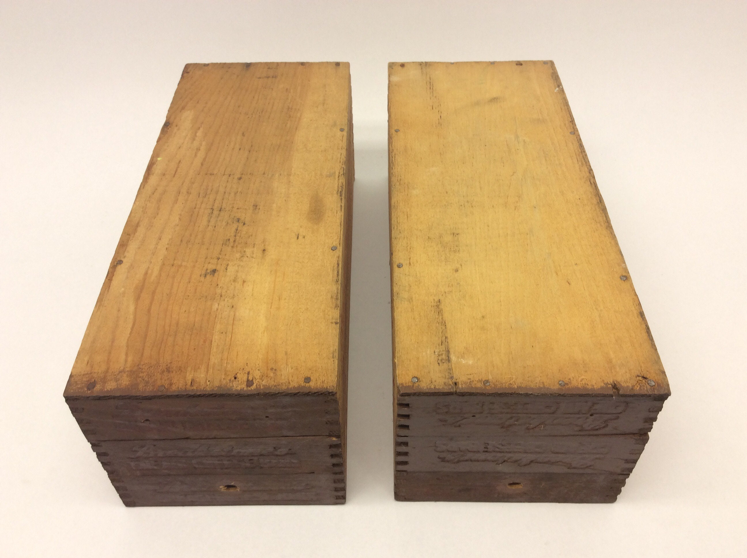 Two Breakstones Cream Cheese Bars New York Wooden Small Advertising ...