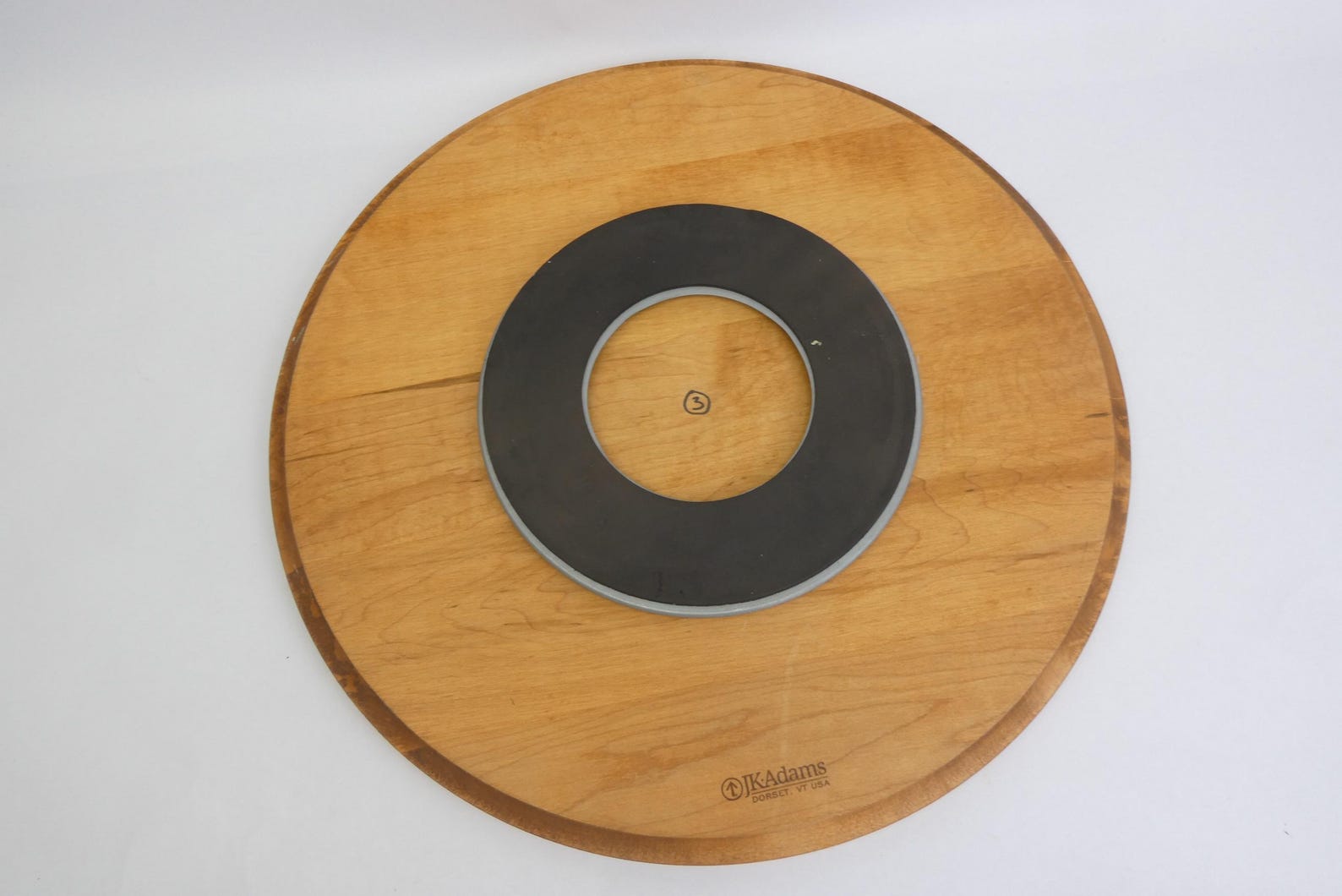 Vintage Used JK Adams Lazy Susan Colorful Spinning Chance Wheel Design ...