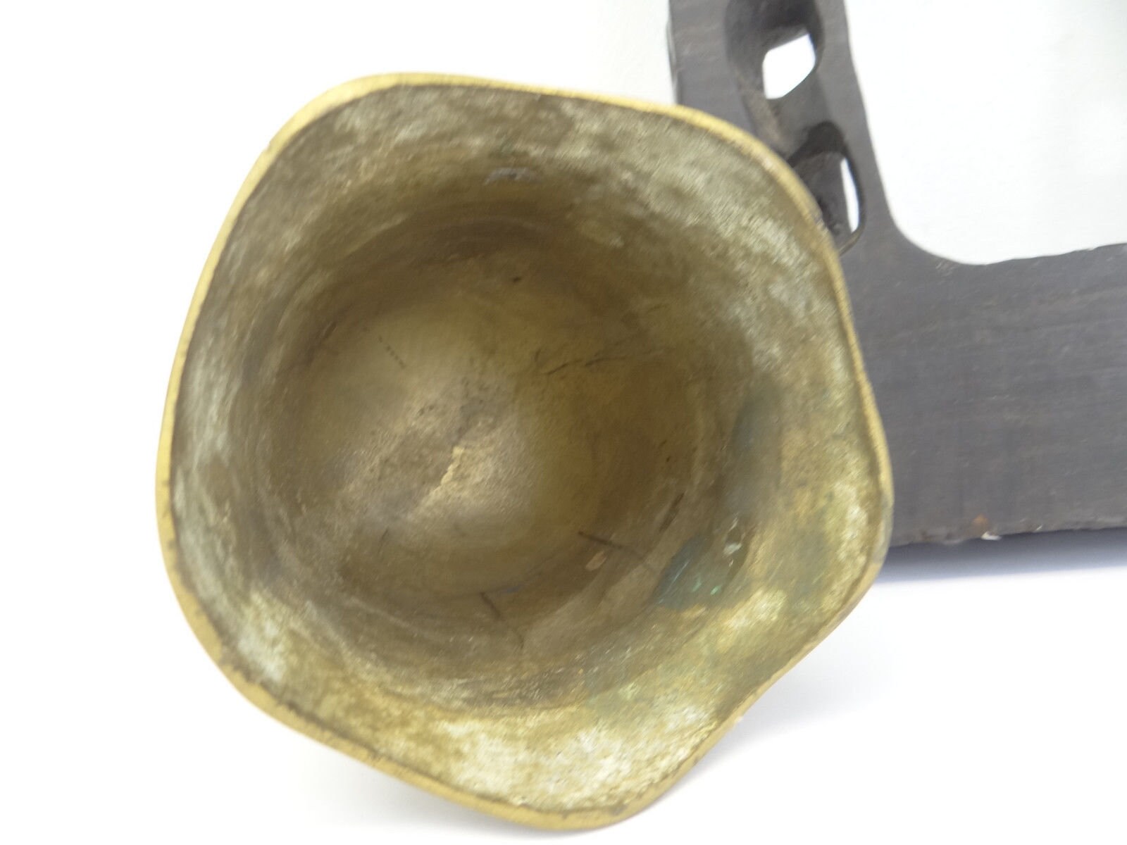 Vintage Chinese Brass Metal Dragon Bell W Inlayed Silver - Etsy