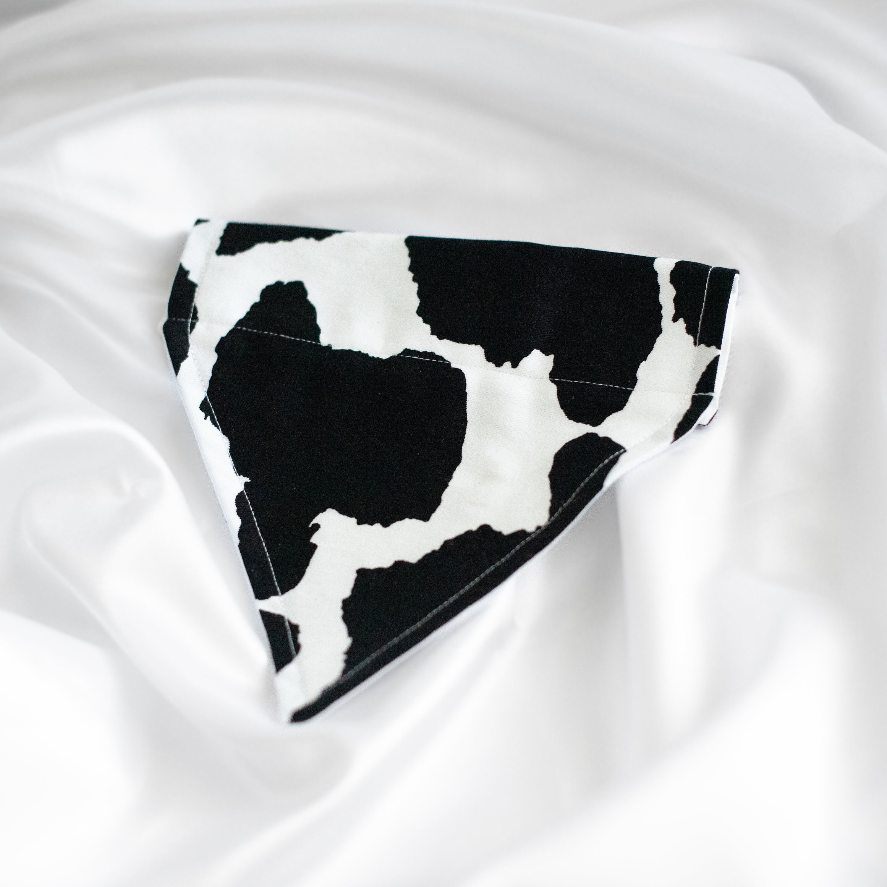 Cow Print Dog Bandana - Etsy