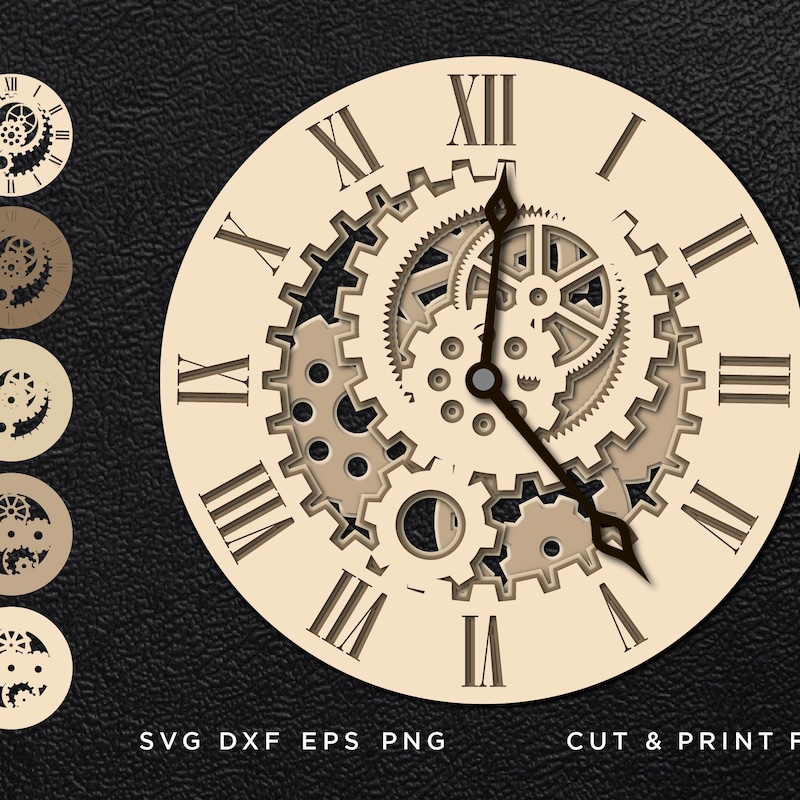 Clock Svg - Etsy