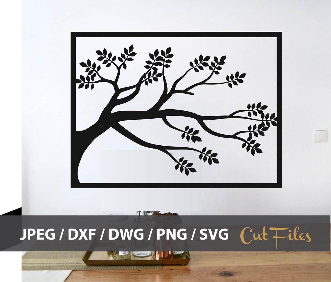 Tree SVG File for Cricut, Wall Tree of Life, Wall Art, Tree of Life ...