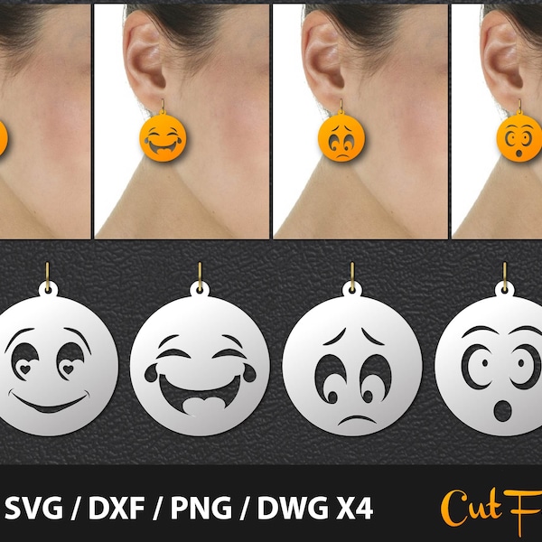 Emoticon Earrings - Etsy