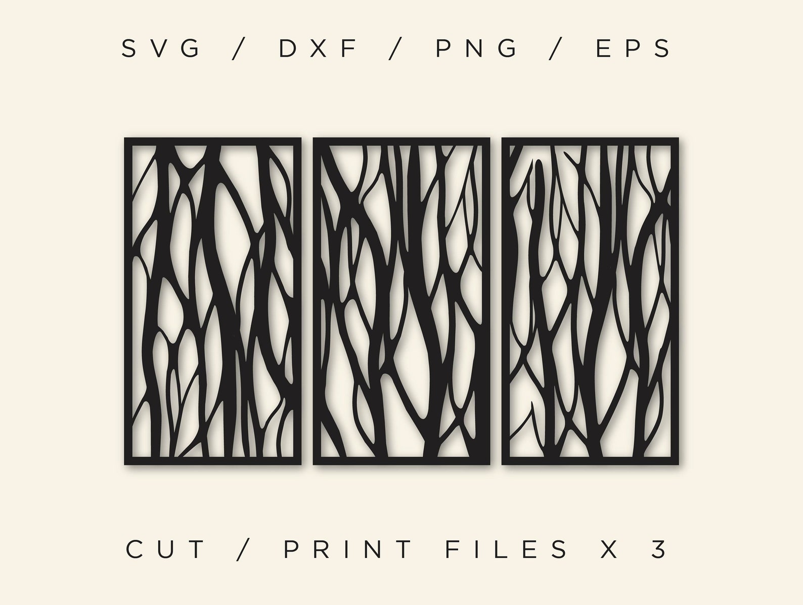 Baum-Panels, Raumteiler, Gitter, Wandpaneele, Raum Dekor, Wand-Vinyl ...