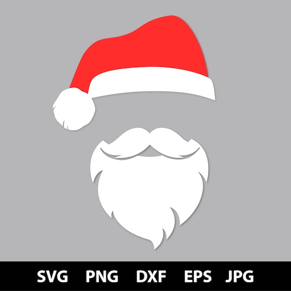 Santa Svg - Etsy
